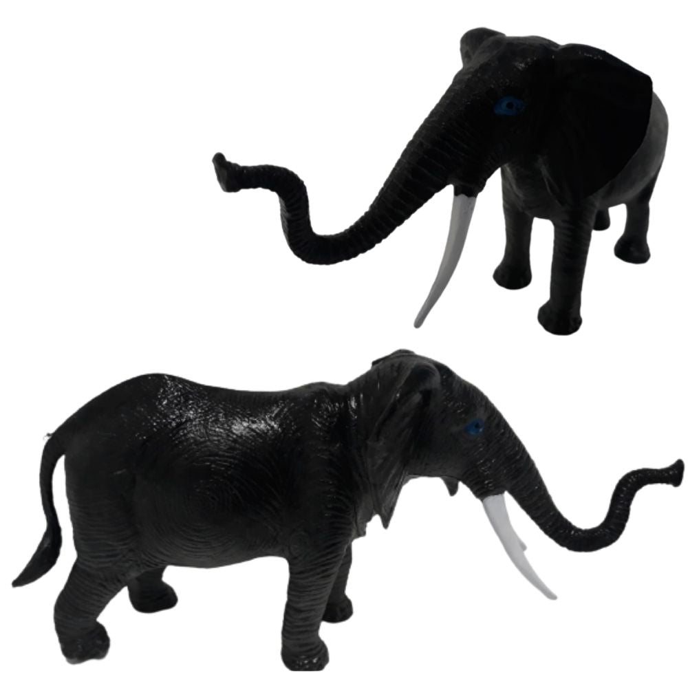 Figura elefante trompa hacia arriba 20 cm – MANCHATOYS