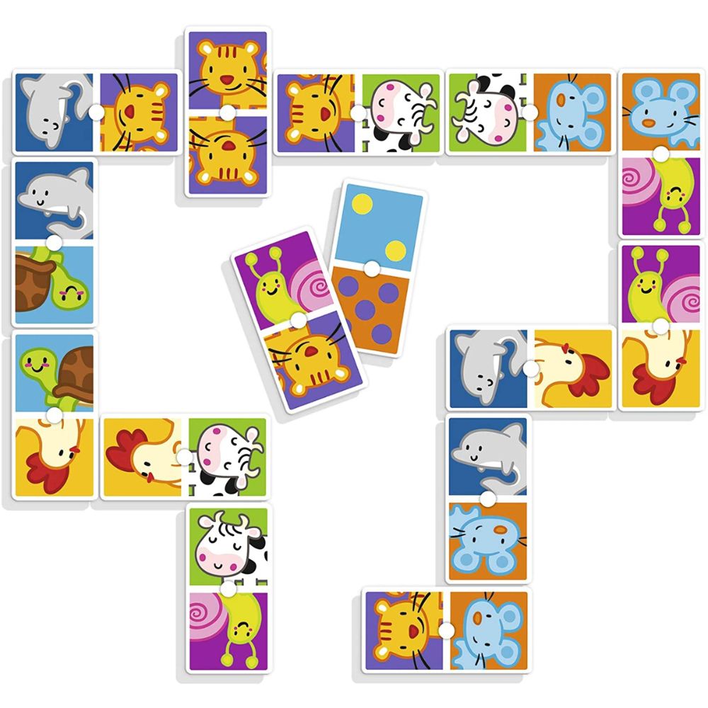 JUEGO DOMINO DE ANIMALES DISET YO APRENDO – MANCHATOYS