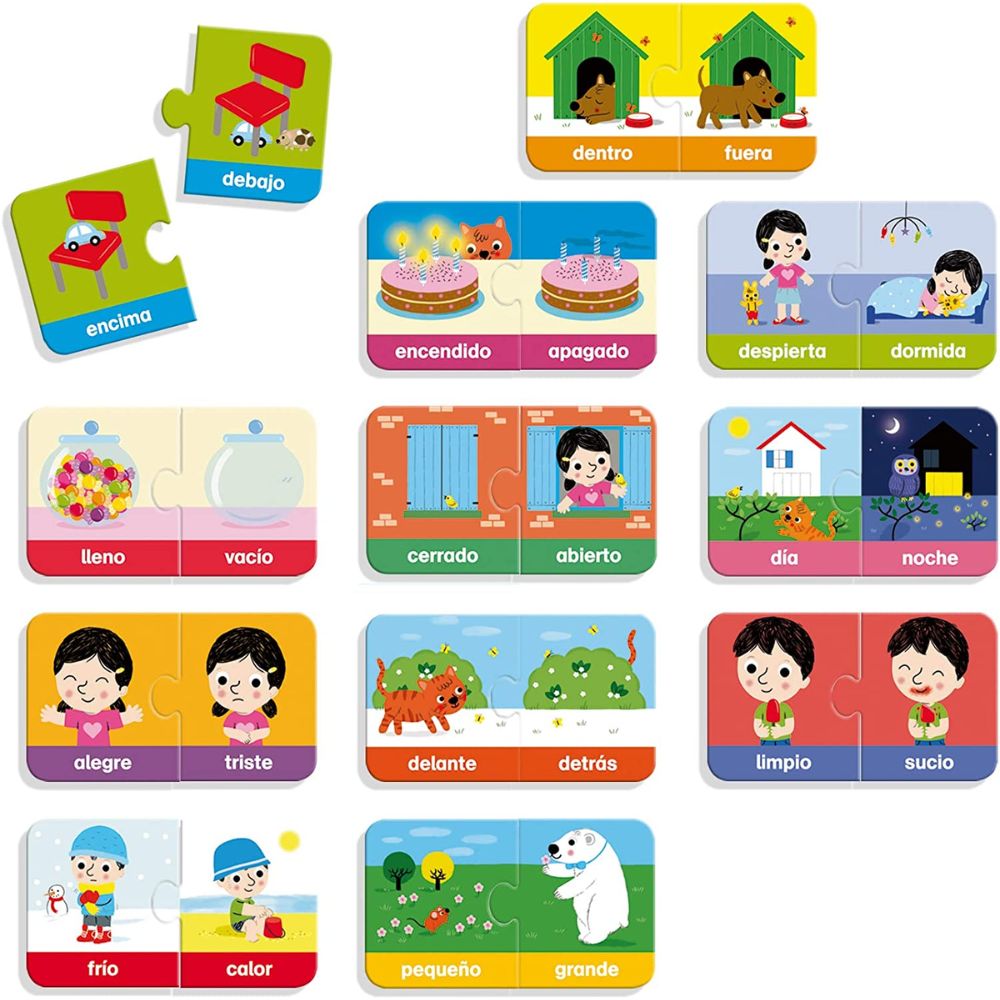 Los Opuestos juego Diset Yo Aprendo – MANCHATOYS