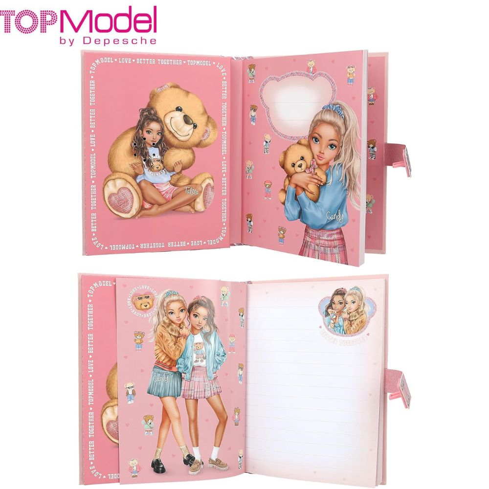 TOP Model diario con código secreto Team Teddy – MANCHATOYS