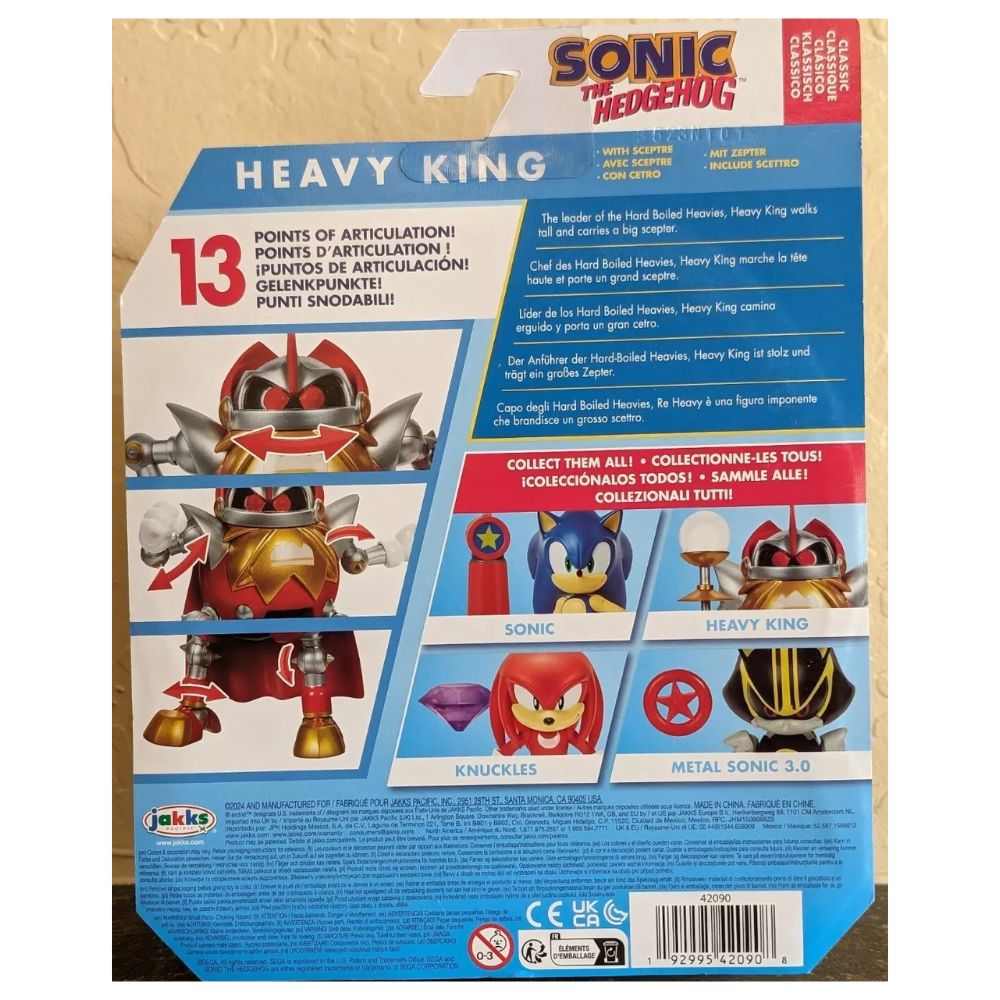 Figura Heavy King Sonic The Hedgehog 10 cm – MANCHATOYS