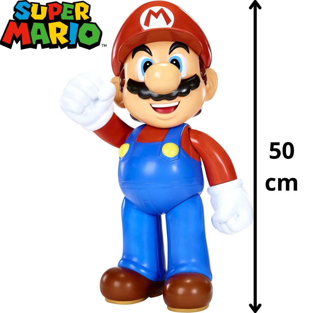 Figura Mario Bros gigante 50 cm Nintendo – MANCHATOYS