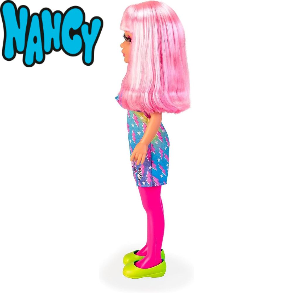Nancy neon pelo rosa – MANCHATOYS