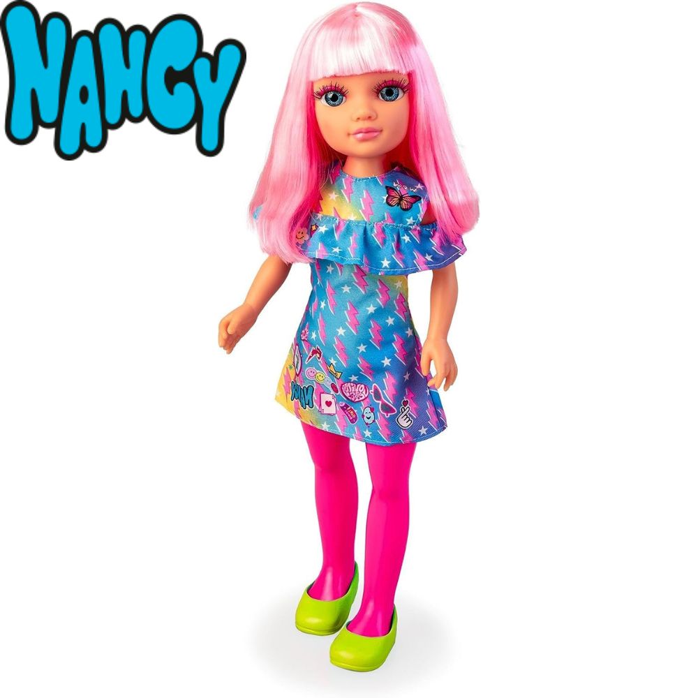Nancy neon pelo rosa – MANCHATOYS