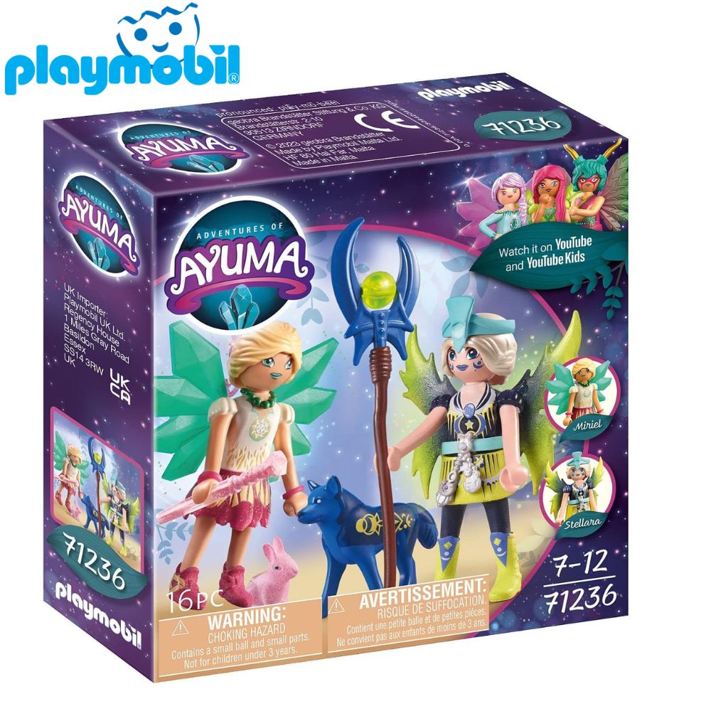 Playmobil 71236 Crystal y Moon Fairy con animales Ayuma – MANCHATOYS