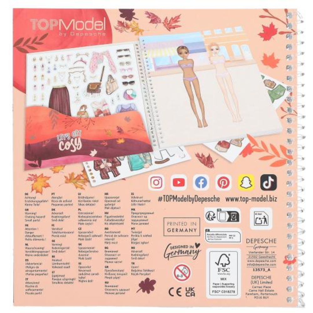 TOPModel Dress Me Up Stickerbook Cosy – MANCHATOYS