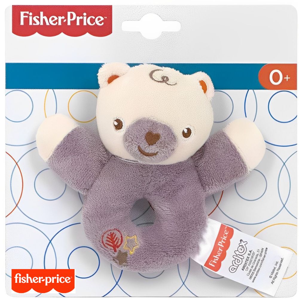 Sonajero oso de peluche Fisher Price Baby 12 cm – MANCHATOYS