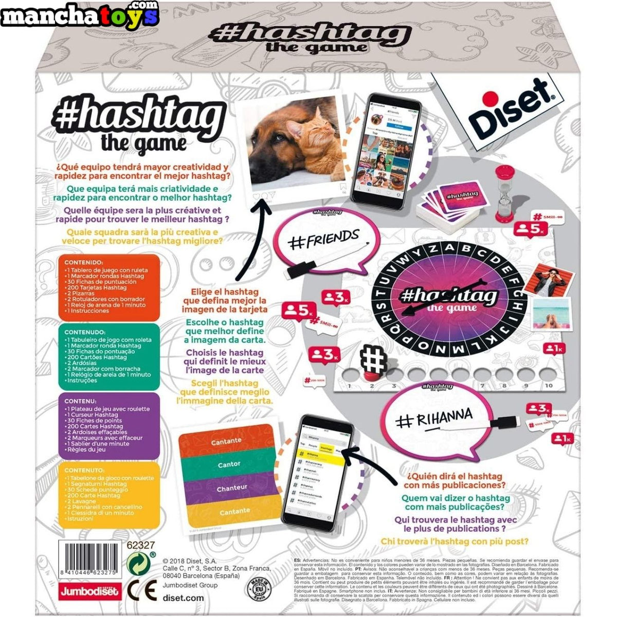 JUEGO HASHTAG THE GAME – MANCHATOYS
